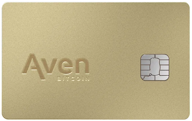 Aven Bitcoin Visa Card