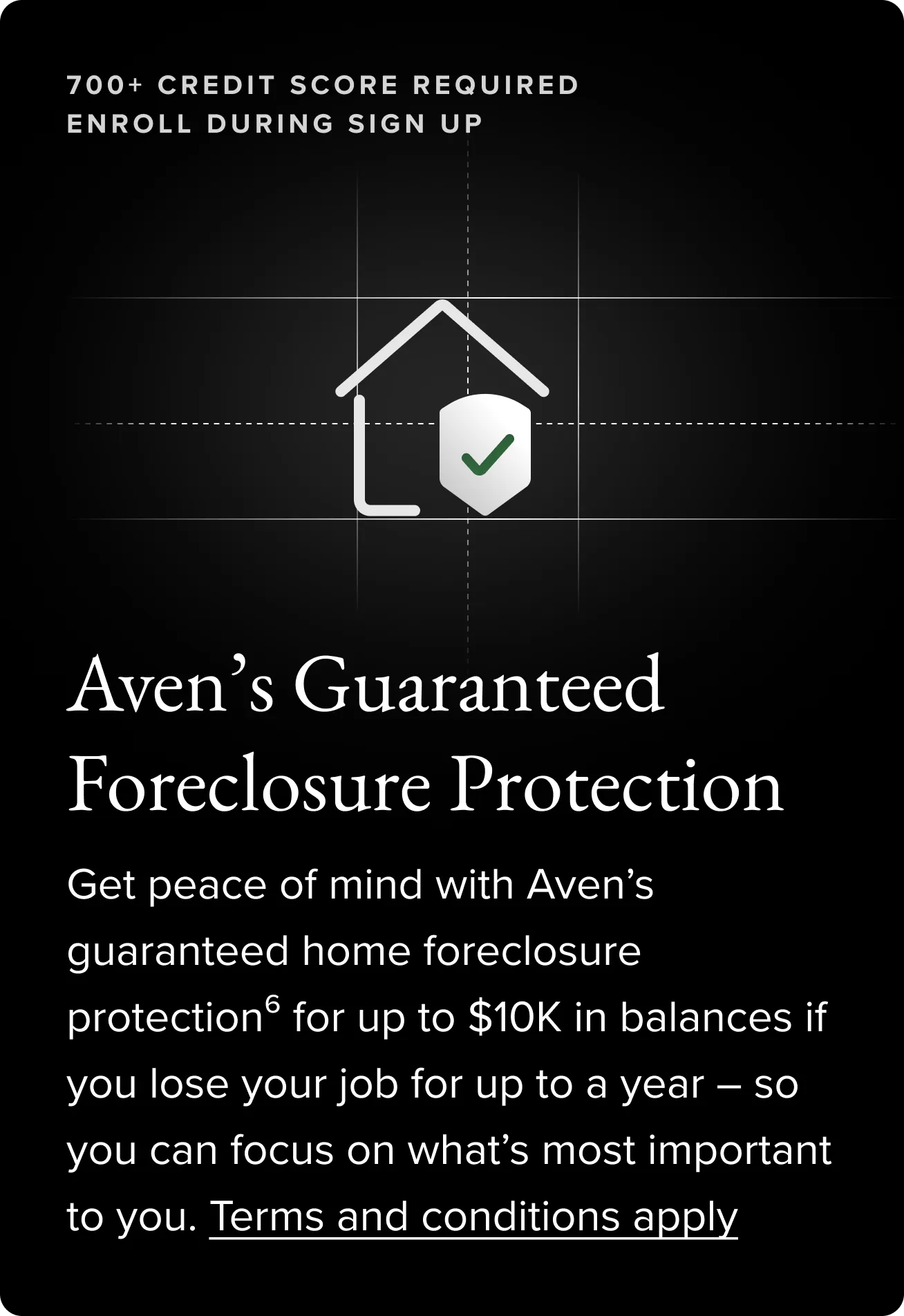 Aven Guaranteed Foreclosure Protection
